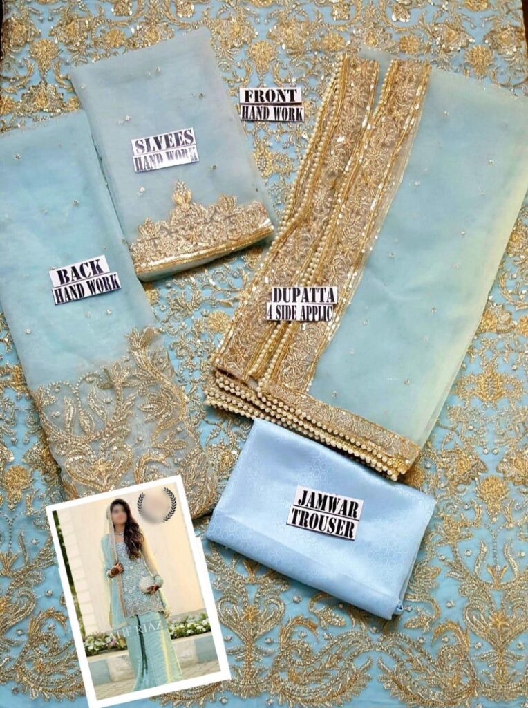 ATIF RIAZ Net Bridal Master Replica 2019 - Master Replica Pakistan