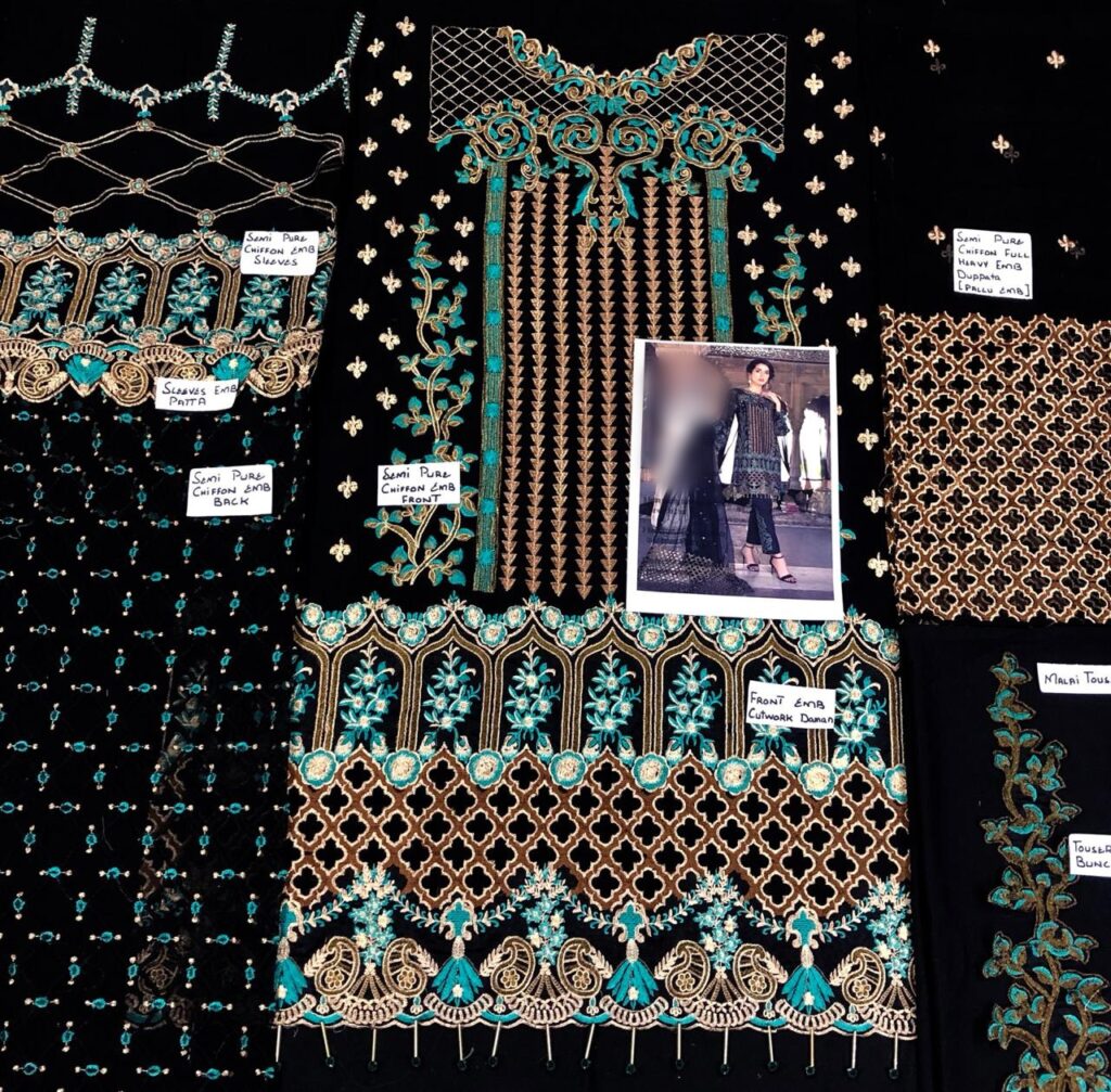 Stylish Chiffon MARYAM AND MARIA Collection Replica 2019 - Master ...