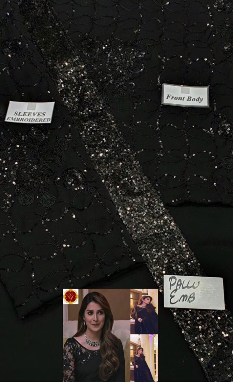 AYEZA KHAN Chiffon Saree Collection 2020 - Master Replica Pakistan