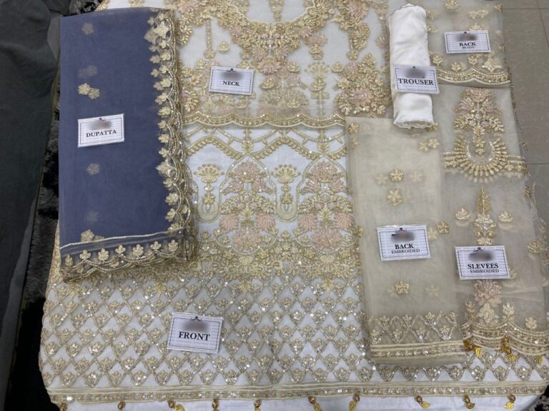 Maria B White Frock Collection Replica - Master Replica Pakistan